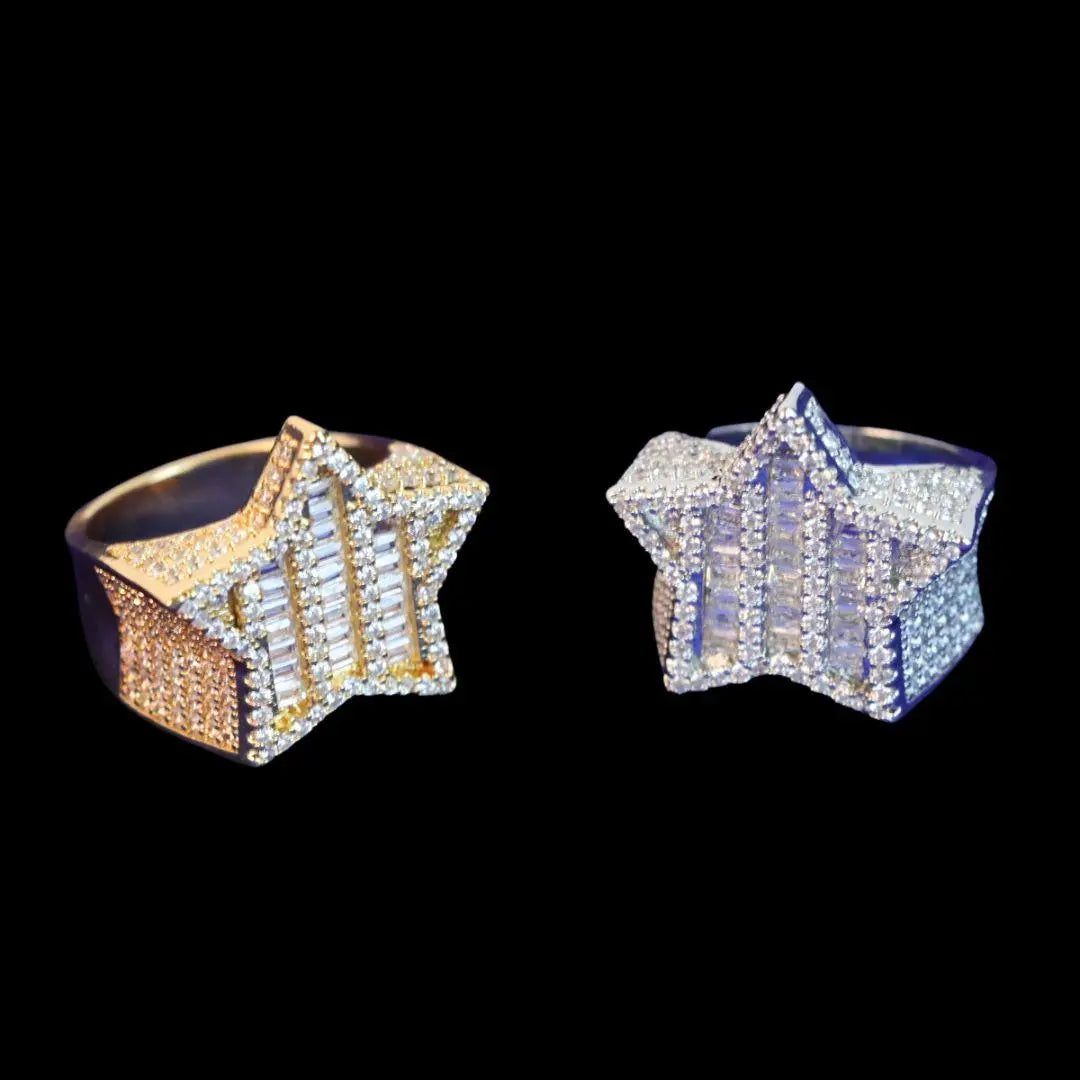 Star VVS Iced Out Diamond Ring - Cartice™-jewelry – VIP Cartice